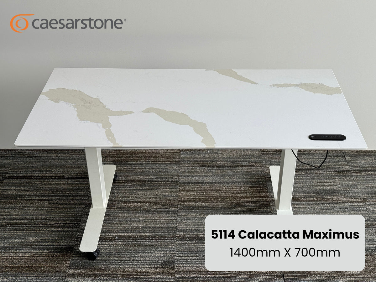 Calacatta Maximus Caesarstone Standing Desk – UNIX Furniture
